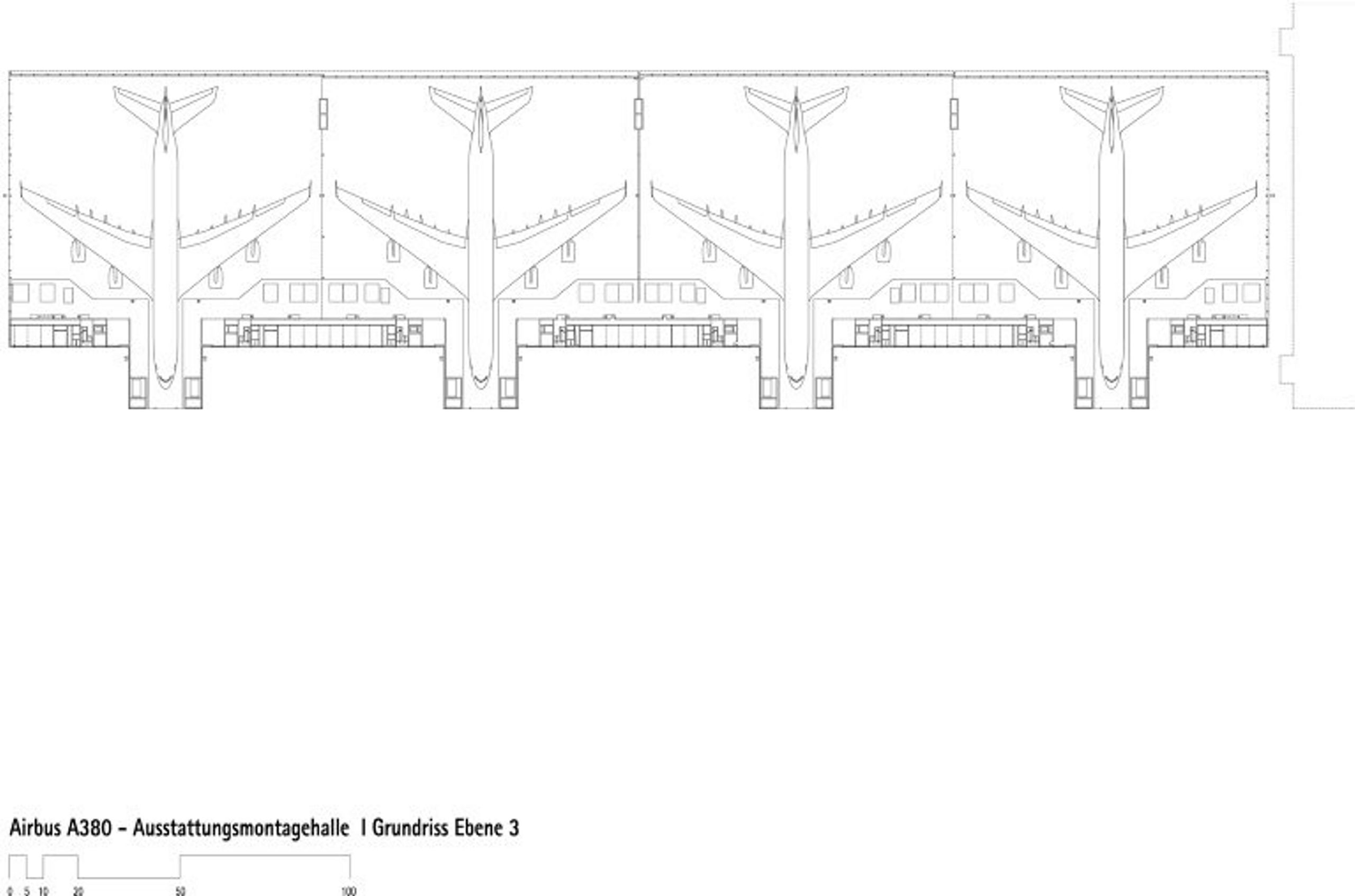 Airbus A380 Interior Equipment Assembly Hall - Projects - gmp Architekten
