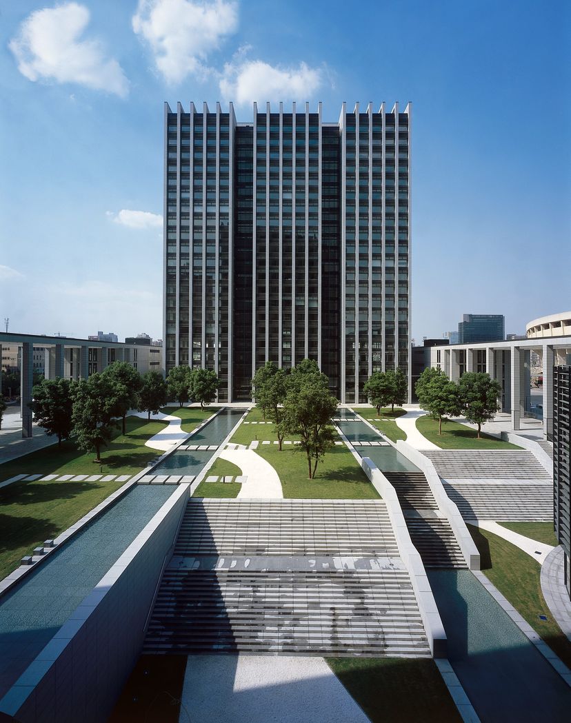 Gong Yuan Building, Office Towers and Press Center, Hangzhou, China ...
