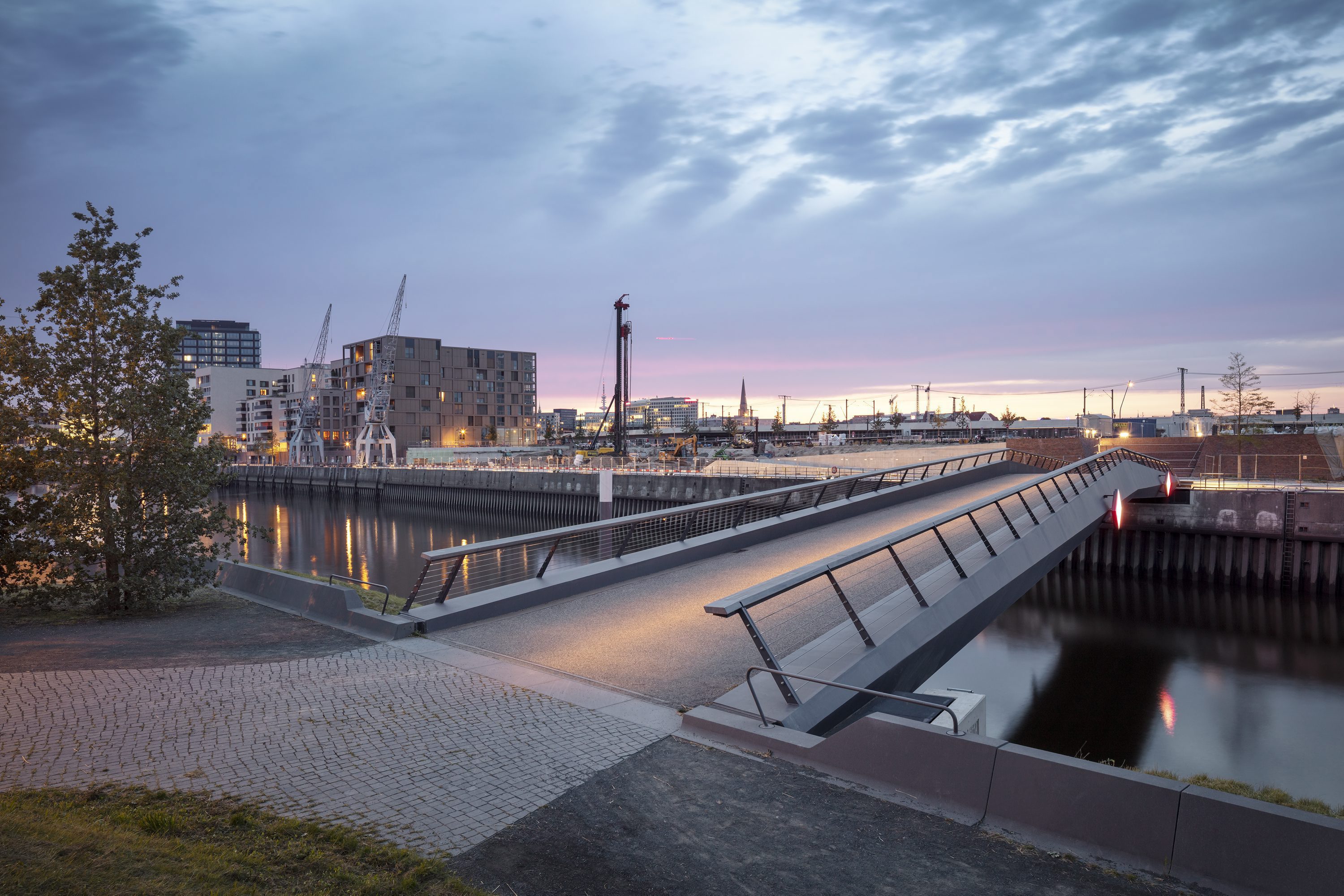 Baakenhafen Bridge - 项目 - gmp Architekten