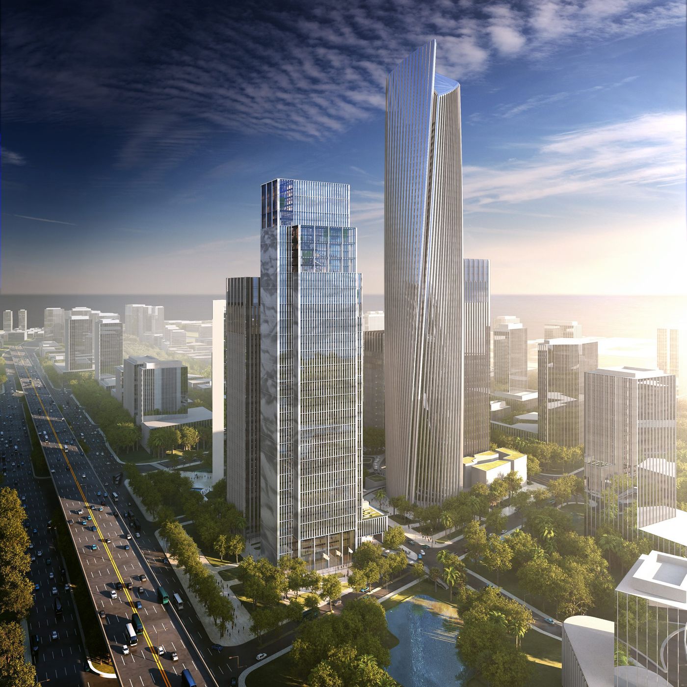 SF Express Headquarter Building - Projekte - gmp Architekten