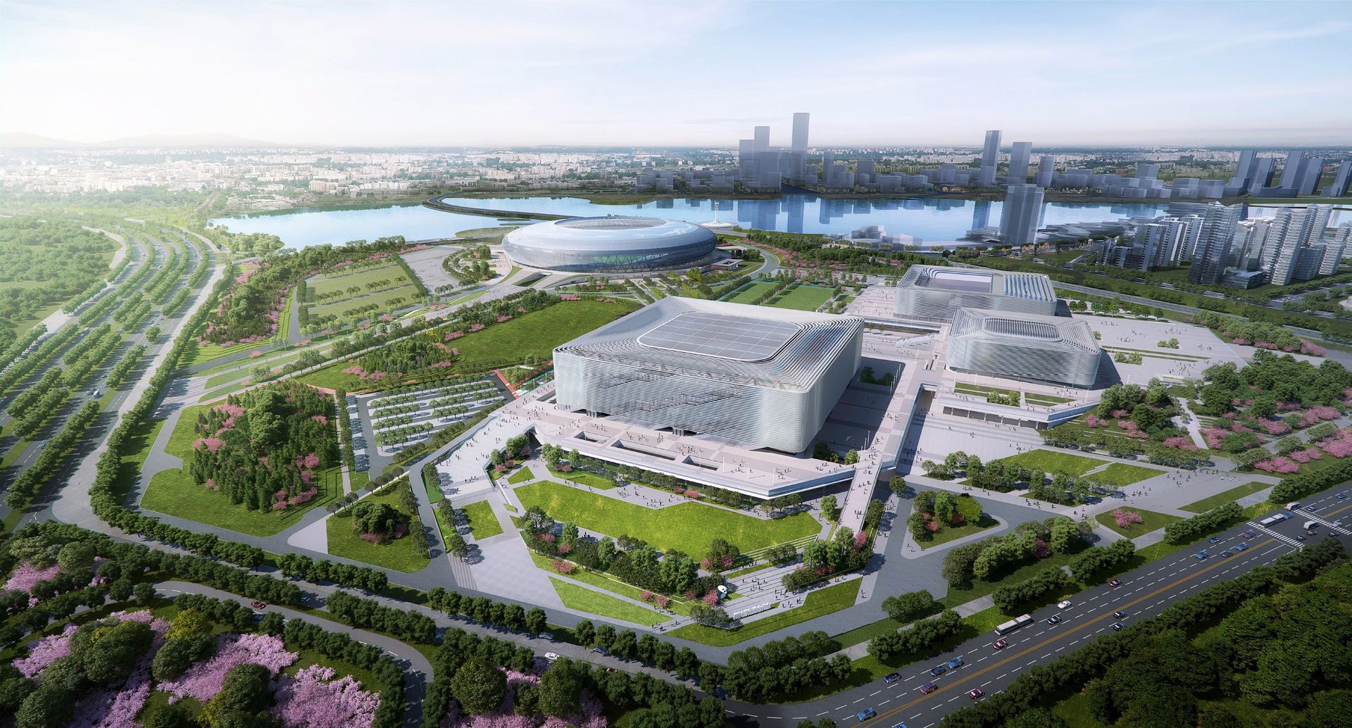 Suzhou Olympic Sport Center - Projects - gmp Architekten
