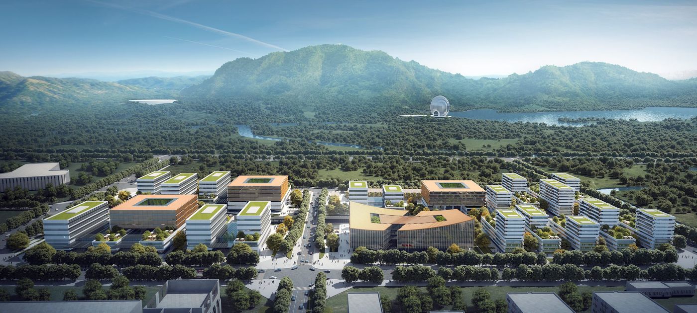 Urban Living Room project in Huairou Science City gmp wins competition ...